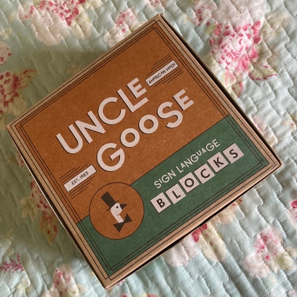 uncle goose | Toys | Uncle Goose Sign Language Blocks | Poshmark